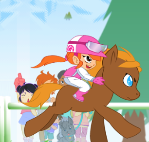 My Pony Little Race - Jump n Run Ponyreitspiel online